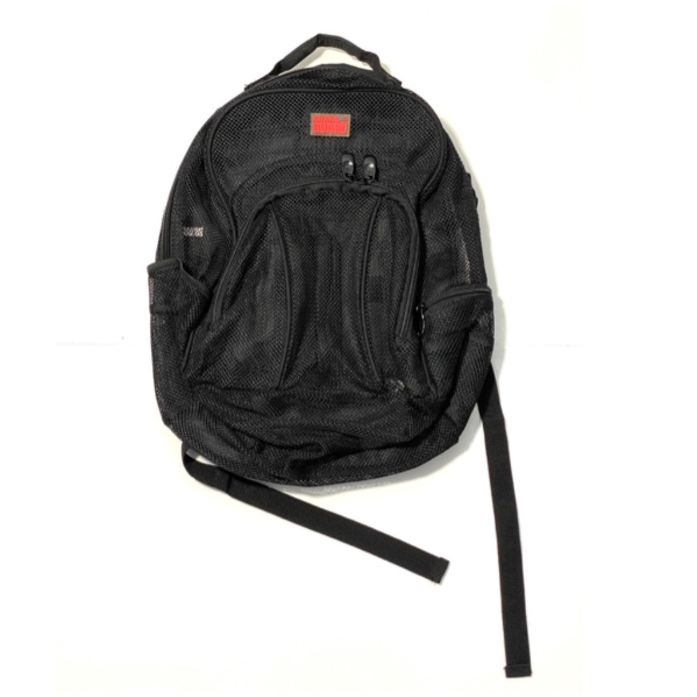 National Guard Black Mesh Backpack - Gem
